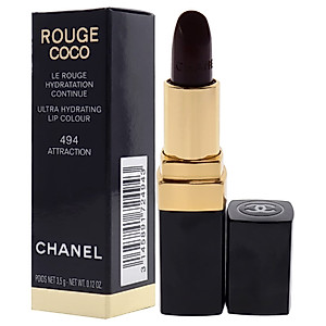 Chanel Rouge Coco Ultra Hydrating Lip Colour - 494 Attraction Lipstick Women 0.12 oz