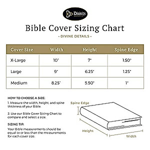 Divinity Boutique Bible Business Report Cover (25733) Red, X-Large