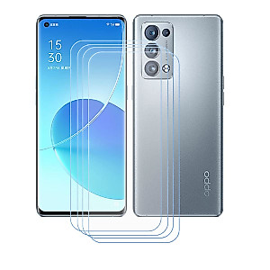 FZZSZS (4-Pack) Screen Protector for Oppo Reno 6 Pro+ 5G, Anti Scratch 9H Hardness Protective Film Premium HD Clarity Tempered Glass Friendly Designed for Oppo Reno 6 Pro+ 5G (6.55")