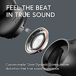 Phiaton Bonobuds True Wireless Hybrid Active Noise Cancelling Earbuds BONB-TN0610BK