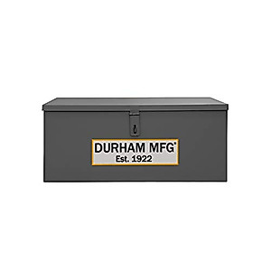 Durham Welders Box, Jobsite Box, 3.3 cu. ft, 14 Gauge Steel, 30-11/16 x 17-3/8 x 12-3/16, Gray (JSCWB-163012-94T-D719)