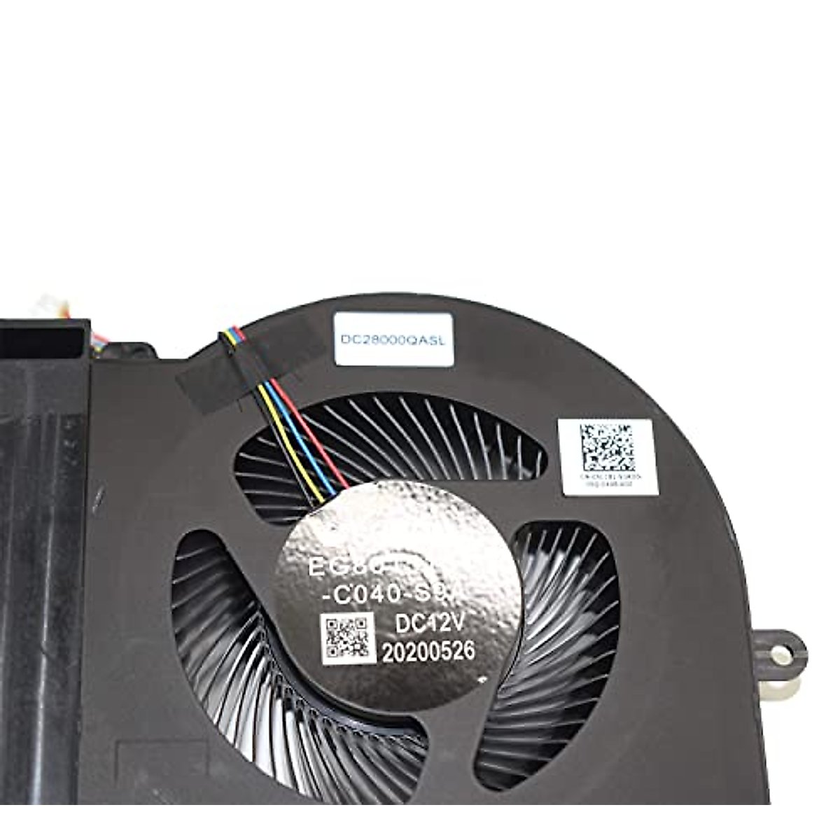 NODRLIN New 05C68F 05CC81 for Dell Alienware AREA-51M R1 R2 RTX2060 CPU & GPU Fan