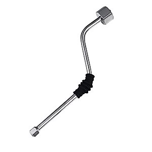 Steam Wand Upgrade with Additional 3 Hole Tip Nozzle for Delonghi Dedica EC685/680, SMEG and Rancilio Silvia (V1/V2) (With two nozzle)