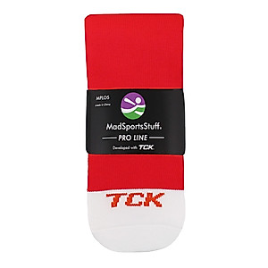 MadSportsStuff Pro Line Baseball Socks and Belt Combo (Scarlet, Small)