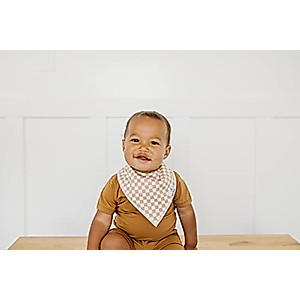 Copper Pearl Baby Bandana Drool Bibs for Drooling and Teething 4 Pack Gift Set Vance, Soft Set of Cloth Bandana Bibs for Any Baby Girl or Boy, Cute Registry Ideas for Baby Shower Gifts