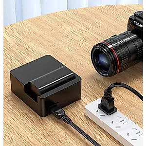 Vrllinking TV Power Cord 10Ft Cable for Samsung LG TCL Sony PS5: 2 Prong AC Wall Plug 2-Slot LED LCD Insignia Sharp Toshiba JVC Hisense Electronics UN65KS8000FXZA UN40J5200AFXZA 43UH6100 Printers Xbox