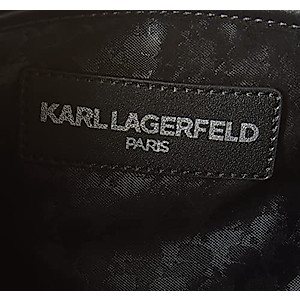 Karl Lagerfeld Paris Womens Novelty Large Wristlet, Blk/Gold, One Size US