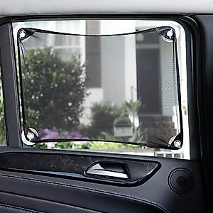 Dreambaby Stretch Adjustable Car Window Shades for Baby - Sun Shade for Side Windows - Universal Fit - 2pk