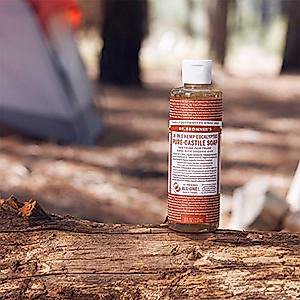 Dr. Bronner's - Pure-Castile Liquid Soap Variety Pack - Citrus, Tea Tree, Rose, & Eucalyptus, Made with Organic Oils, 18-in-1 Uses: Face, Body, Hair, Laundry, Pets & Dishes (8oz, 4-Pack)