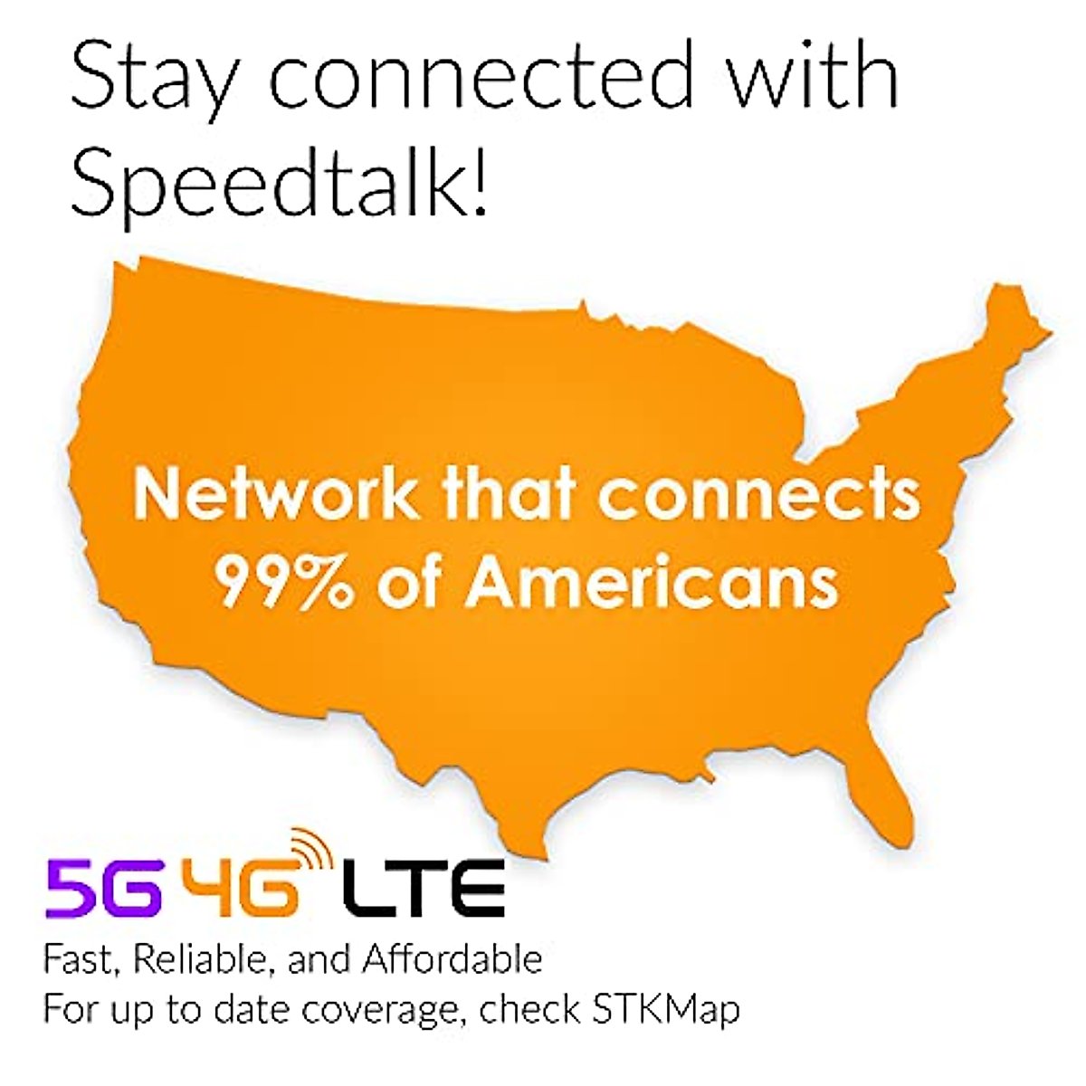 SpeedTalk Mobile Universal SIM Card Starter Kit for 5G 4G LTE iOS Android Smart Phones | Talk Text Data | Triple Cut 3 in 1 Simcard - Standard Micro Nano | No Contract Cellphone Plan | US Coverage