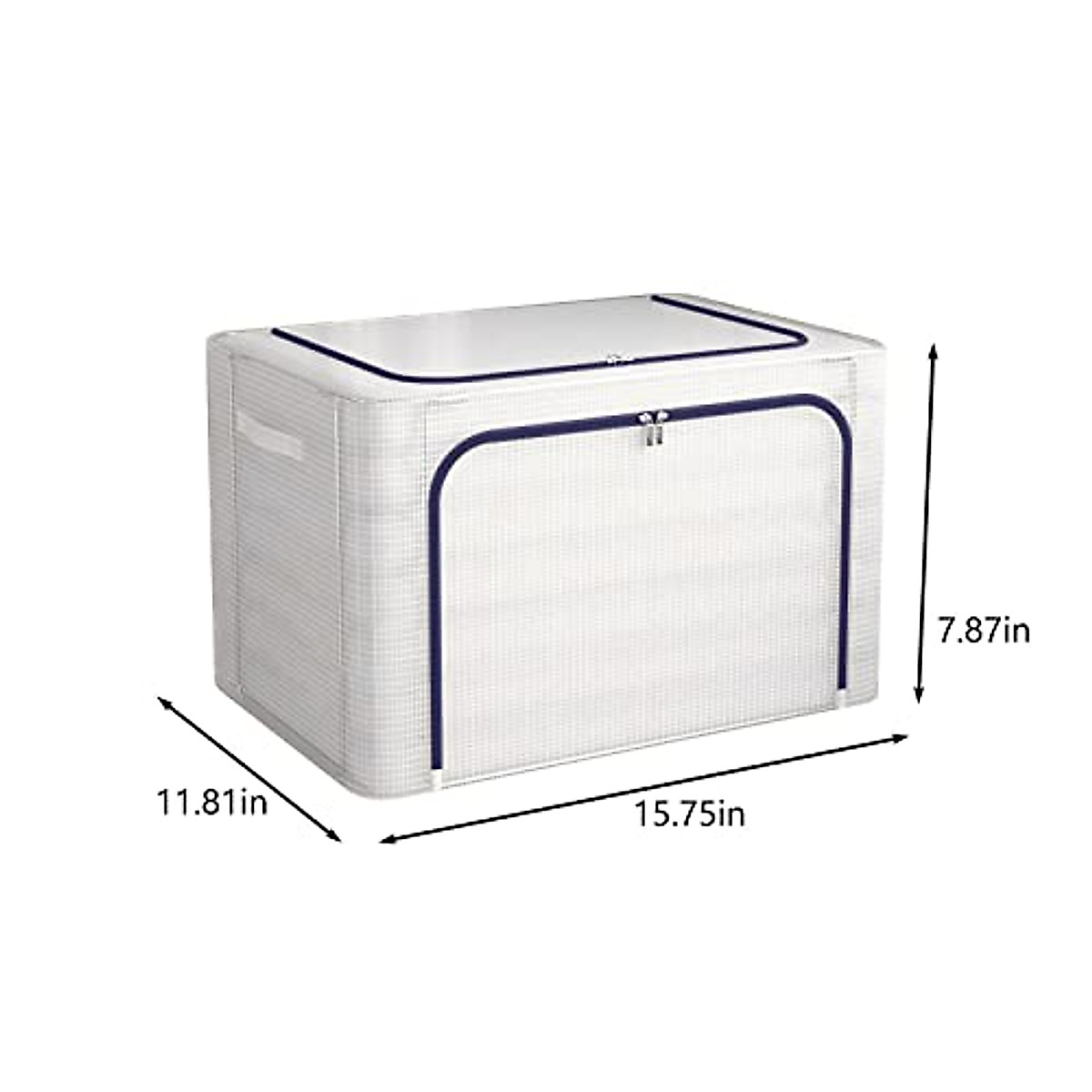 Capacity Storage Bins Moving Boxes Storage Storage Organizer Closet Organizers and Storage Clothing Closet Storage Toy Storage (Blue)