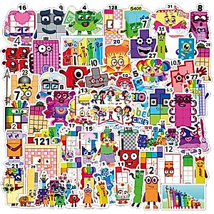 52pcs Animated TV Series Cartoon Deacls Stickers Pack | Anime PVC Waterproof Sticker for Adults Water Bottle Skateboard Scrapbook