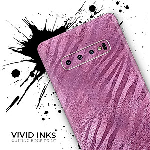 DesignSkinz Glamorous Pink Toned Zebra Protective Vinyl Decal Wrap Skin Cover Compatible with The Samsung Galaxy S20 (Screen Trim & Back Glass Skin)