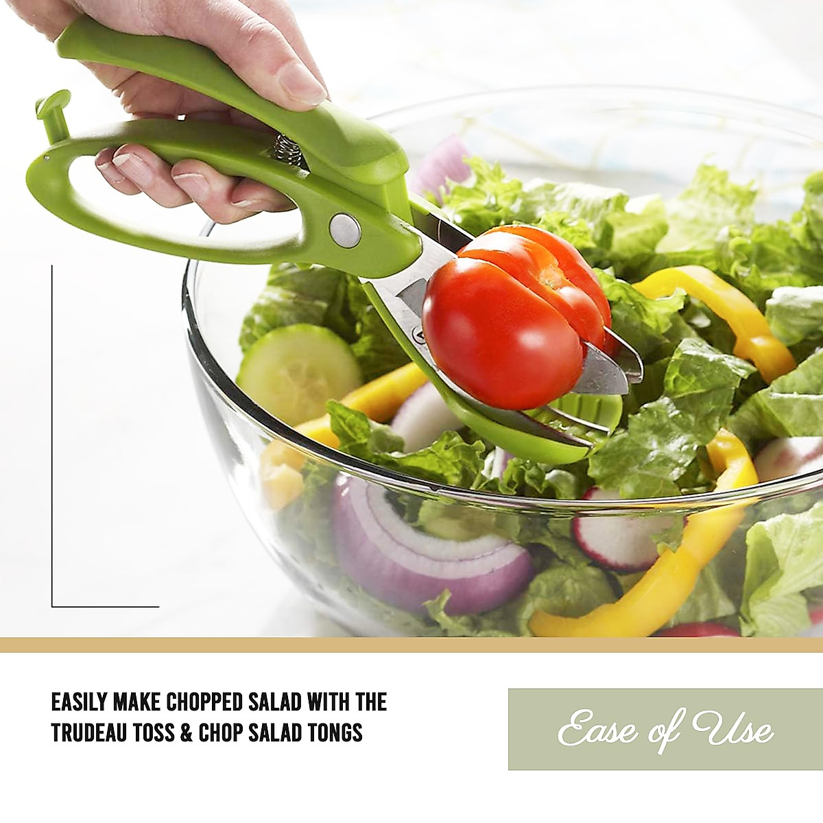 Trudeau Toss and Chop Salad Tongs