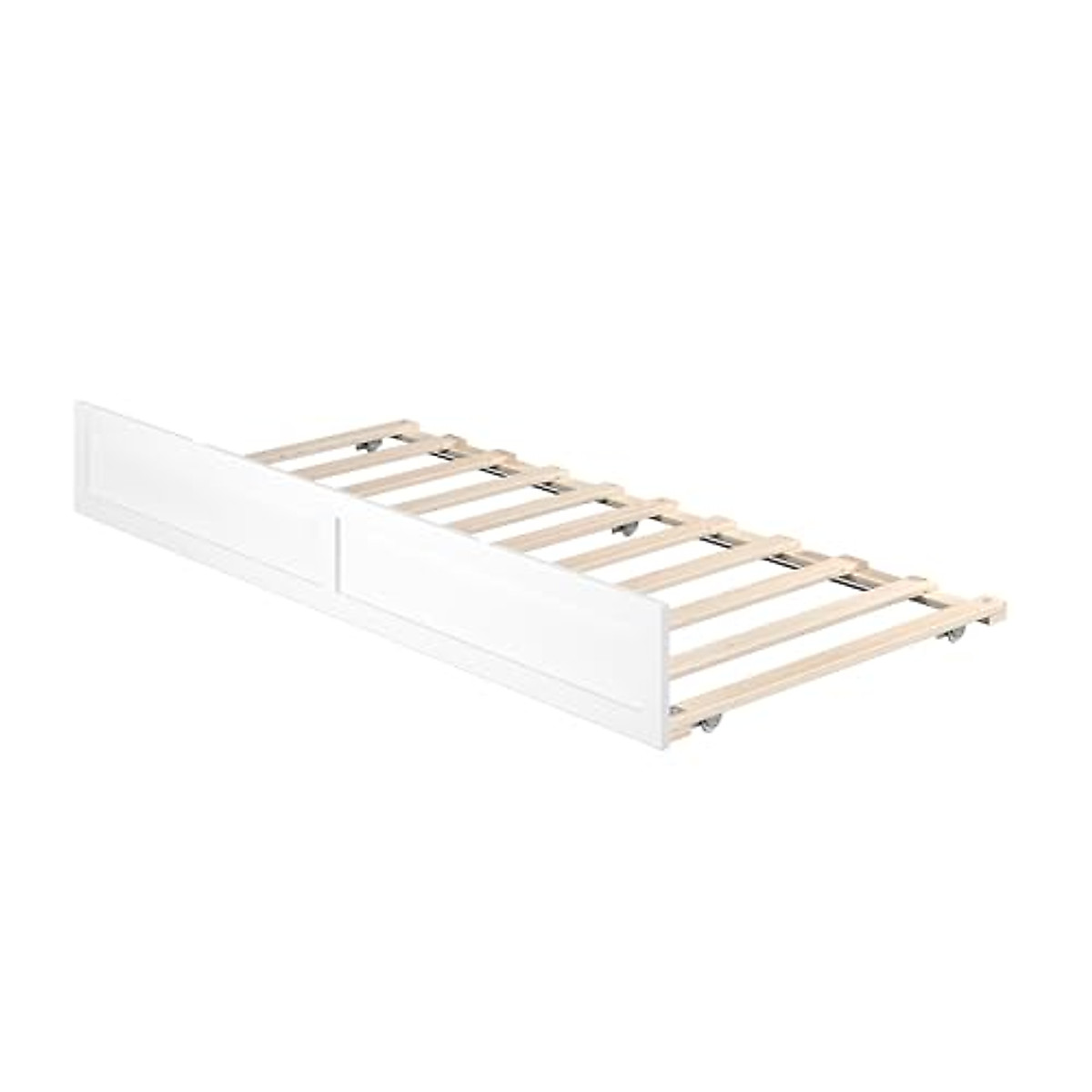 AFI Twin Size Trundle Bed in White