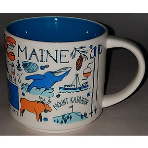 Starbucks Maine Coffee Mug Been There Series Across the Globe Collection
