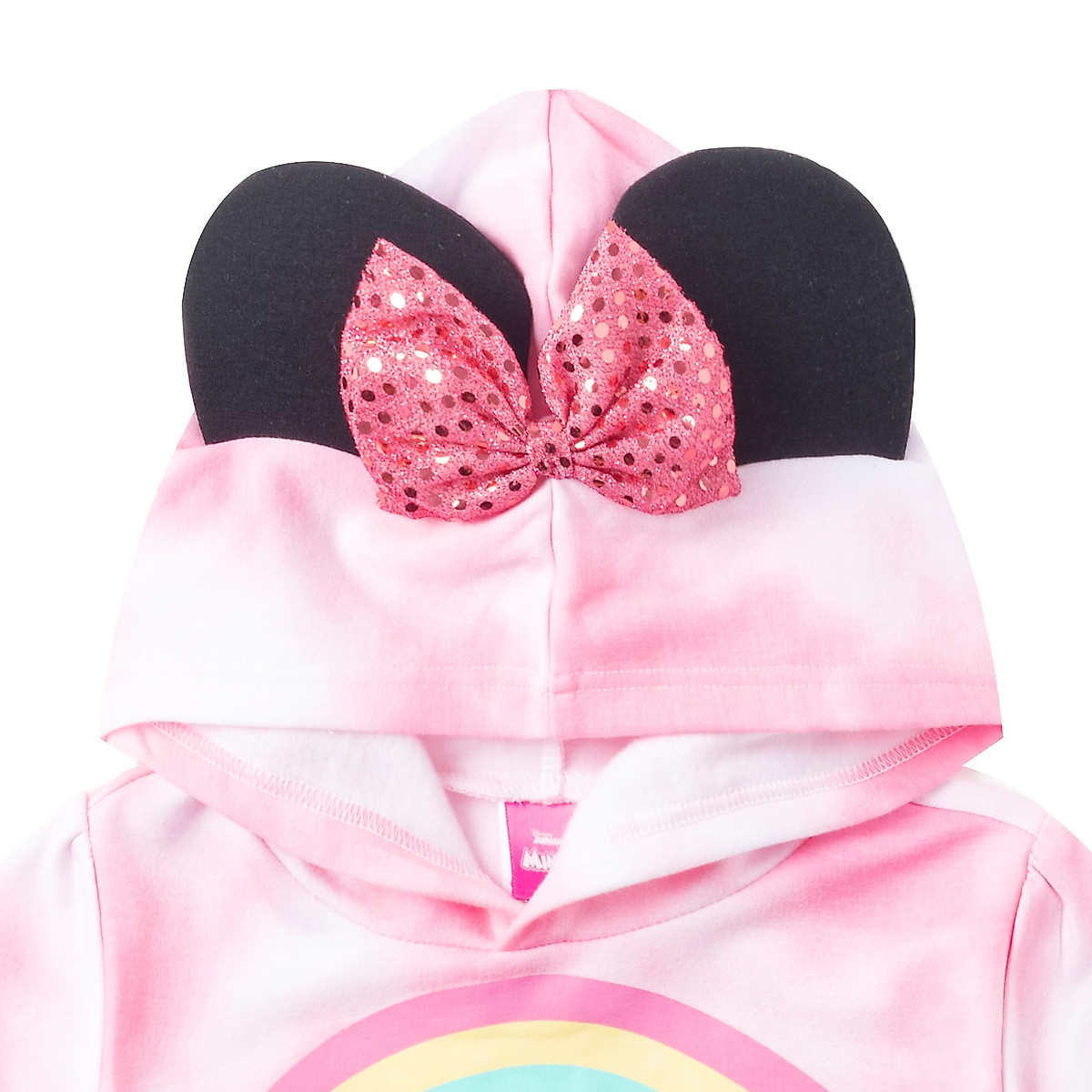 Disney Minnie Mouse Girls Hoodie and Pants Set for Toddler and Little Kids