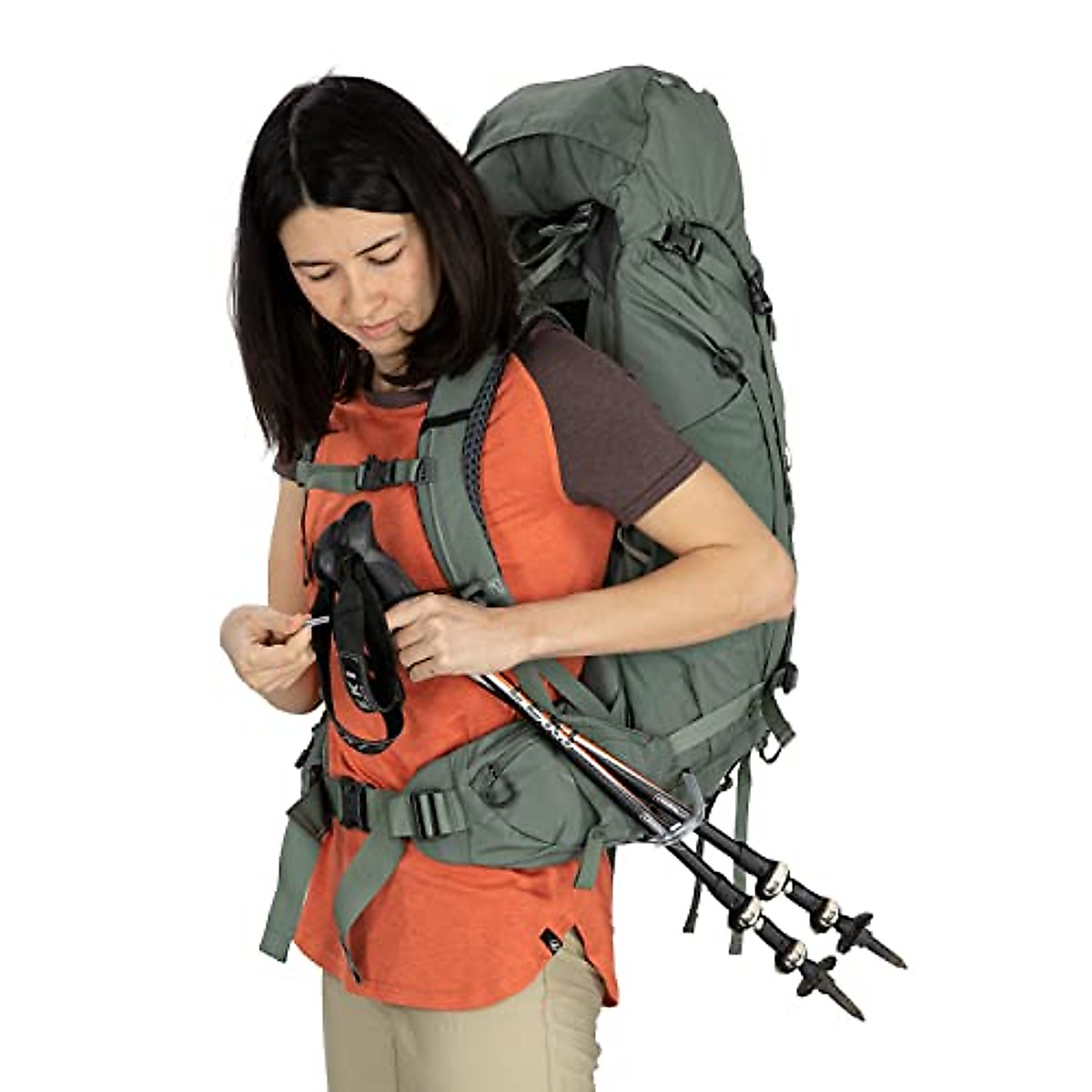 Osprey Kyte 38L Women's Backpacking Backpack with Hipbelt, Rocky Brook Green, WM/L
