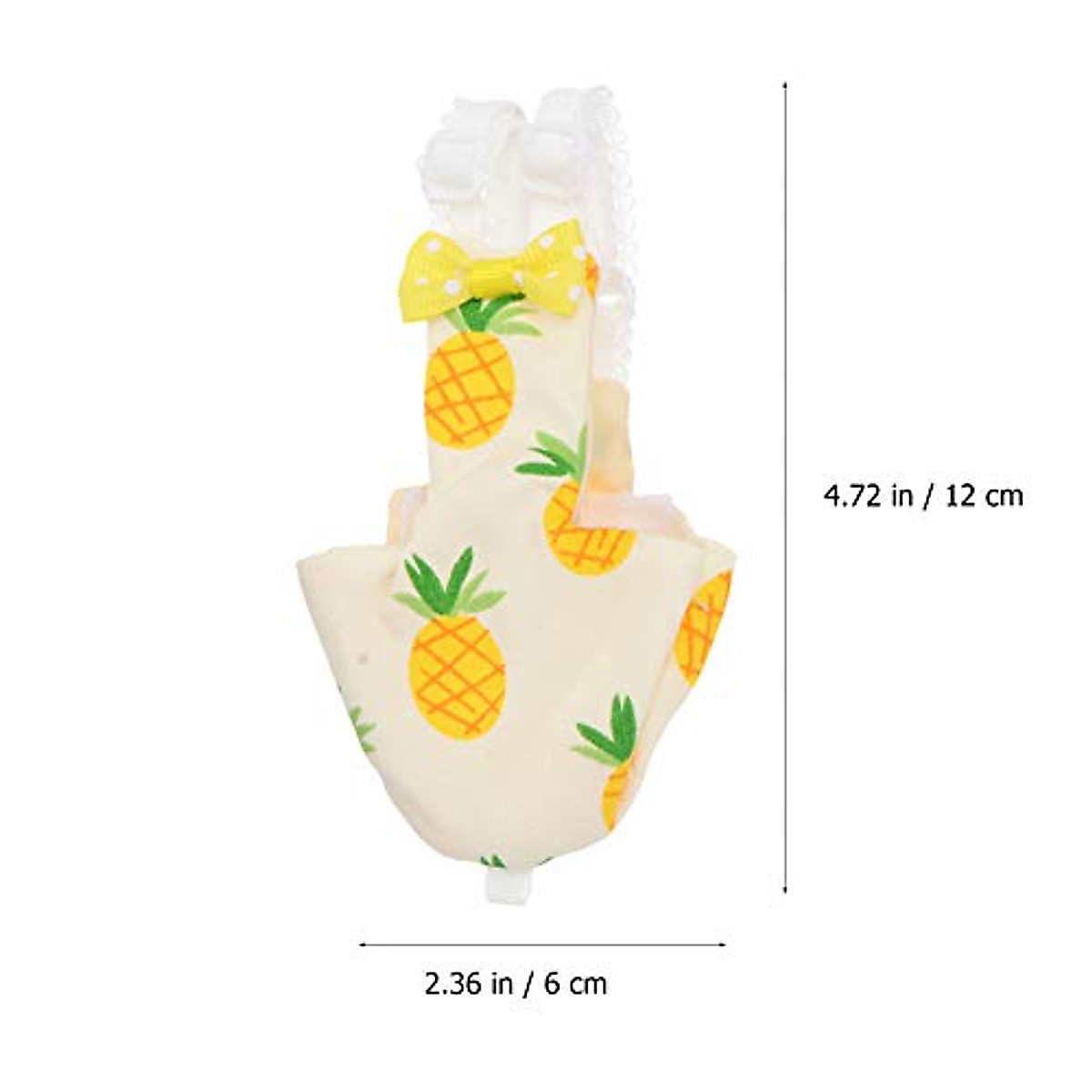 Baluue Bird Clothes, Flight Suit, Bird Diaper, 2pcs Bird Parrot Nappy, Cockatiel Diaper(Size S, Random Style)