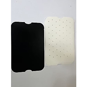 Air Fryer Parchment Paper Liners compatible with Ninja Foodi XL Smart FG551 6-in-1 Indoor Grill, Air Fryer Baking Liners and Reusable Heat Resistant Mat, Ninja Foodi Accessories,Air Fryer Accessories