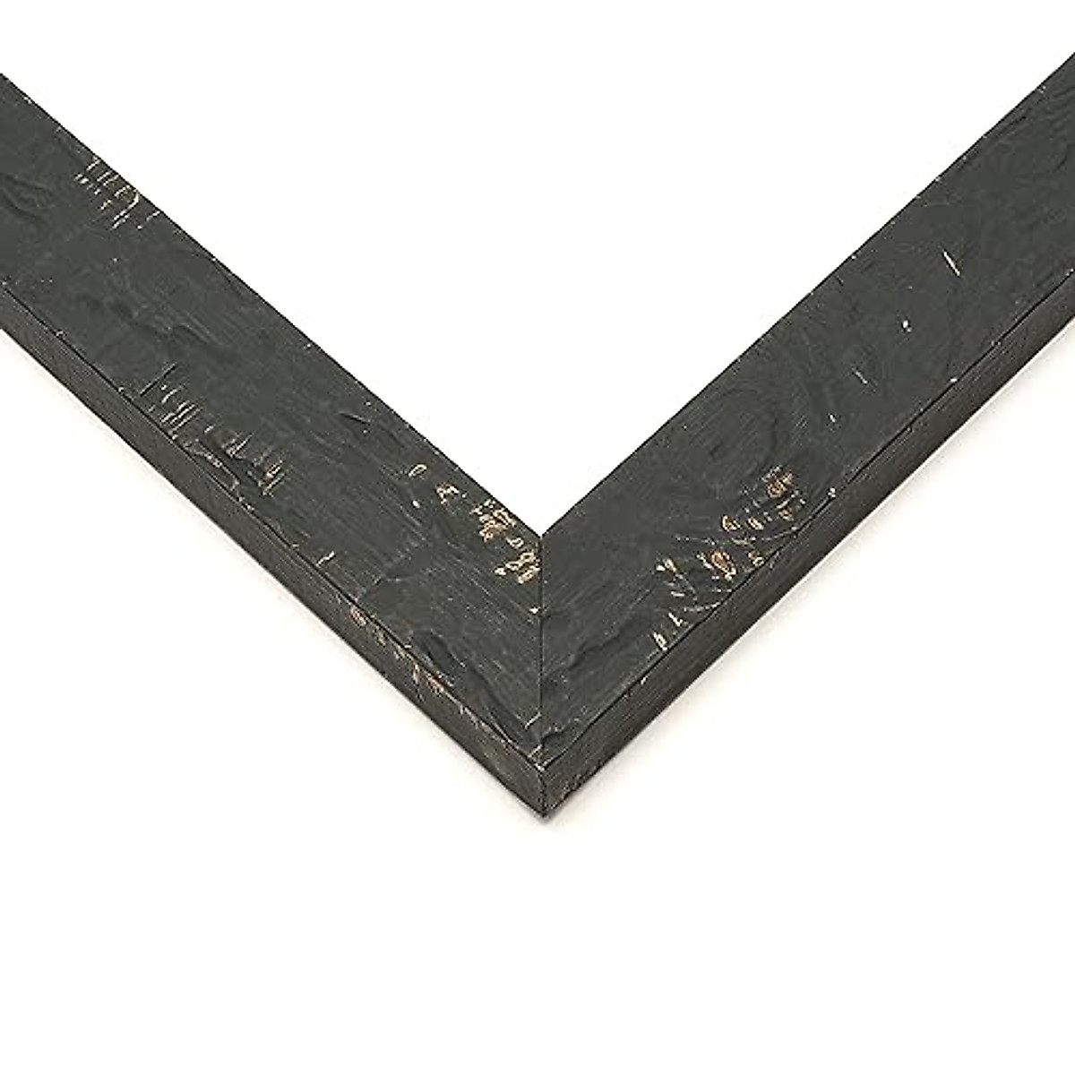 7x28 Frame Black Solid Wood Picture Frame Width 1.125 Inches | Interior Frame Depth 0.5 Inches | Abaco Bohemian Photo Frame Complete with UV Acrylic, Foam Board Backing & Hanging Hardware