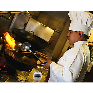 Ranvi Kitchen Timer, Apple-Shaped Stainless Steel Mechanical Rotating Timer, 60 Minutes Cooking