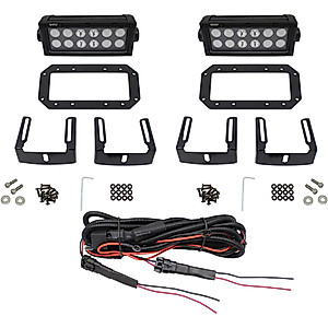 Westin Automotive Products 57-0025 Black HDX Flush Mount B-Force LED Light Kit