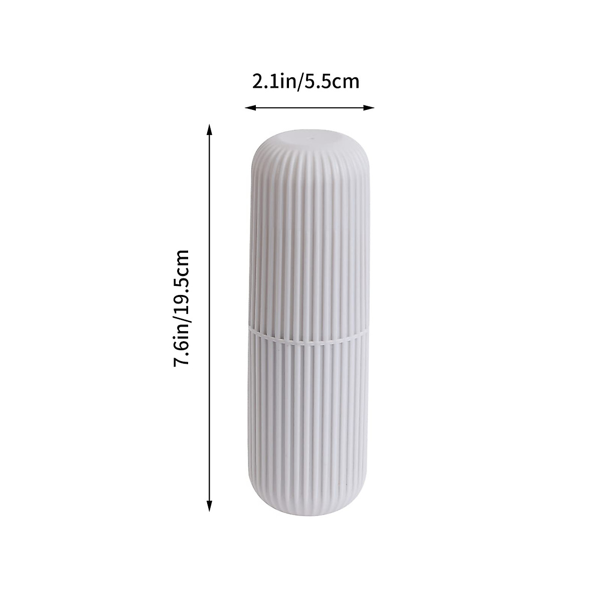 ULTNICE 3pcs Camping Toothbrush Case Portable Toothbrush Cup Bathroom Toothbrush Cup Capsule Case Tooth Brush Toothbrush Holder Toothbrush Cover Toothpaste Toiletry Set Travel