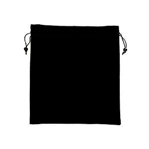 EFENDIZ Large Black Velvet Drawstring Pouch, Red Velvet Lining Inside,14.1 x 15.3 inches. Great Bag for Gifts, Makeup, Jewelry, Game Accessories, Organizing and Storage at Home or When Traveling