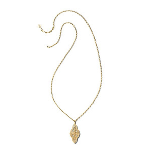 Kendra Scott Abbie Long Pendant Necklace in 14k Gold-Plated Brass, Fashion Jewelry for Women, Gold