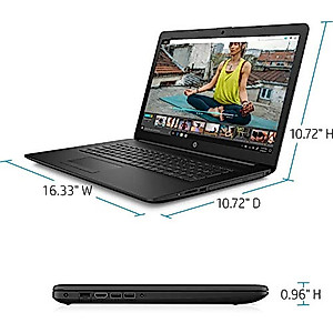 HP 2020 Newest 17.3 Inch Flagship Laptop Computer (8th Gen Intel Core i5-8265U 3.9GHz, 16GB RAM, 512GB SSD, Intel HD 620, WiFi, Bluetooth, DVD, Windows 10)