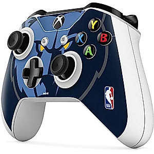 Skinit Decal Gaming Skin Compatible with Xbox One S Controller - Officially Licensed NBA Memphis Grizzlies Large Logo Design
