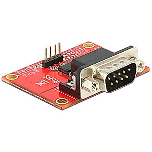 Ableconn PI232DB9M Compact GPIO TX/RX to DB9M RS232 Serial Expansion Board for Raspberry Pi