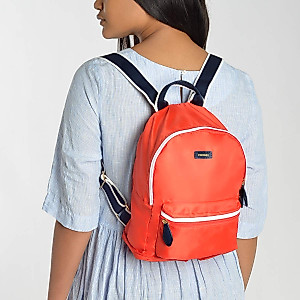 Paravel Fold-Up Mini Travel Backpack | Everyday Lightweight & Packable Nylon Daypack | Bebop Red