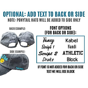 Boat Hair don't Care with anchor | Distressed Baseball Cap or Ponytail Hat | Nautical Hat