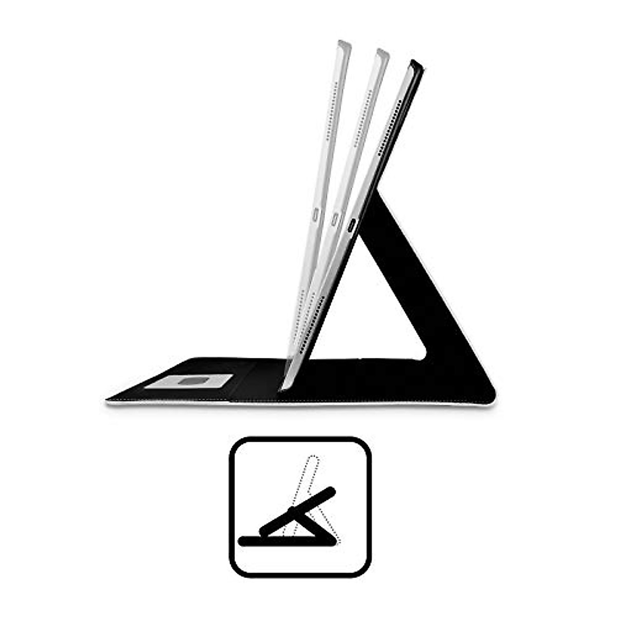 Head Case Designs Officially Licensed WWE Portrait Braun Strowman Leather Book Wallet Case Cover Compatible with Apple iPad Air 2 (2014)