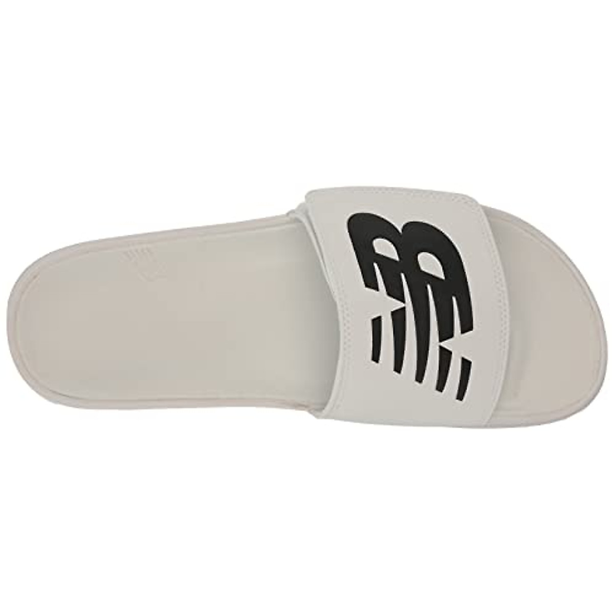 New Balance Unisex DynaSoft 200 V2 Adjustable Slide Sandal, White/Black, 6.5 XX-Wide US Women
