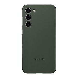 SAMSUNG Galaxy S23 Leather Phone Case, Premium Protective Cover w/Front and Back Protection, Soft Grip, US Version, EF-VS911LGEGUS, Green
