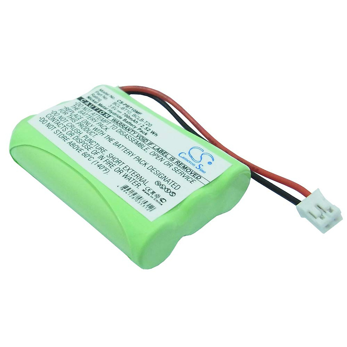 Replacement Battery for IntelliFax-1960c, IntelliFax-2580c, MFC-885cw, BCL-D70, FAX-1960C, MFC-2580c, fits Part Number BCL-BT, LT0197001,3.6V Ni-MH 700mAh/2.52Wh