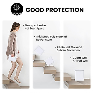 Fuxury Bubble Mailer White, 100 Pack 6x10 Bubble Mailers,Self Seal Waterproof Mailing Envelopes, Bubble Padded Envelopes, Shipping Bags for Mailing,Packaging, Small Business, Boutique, Bulk #0