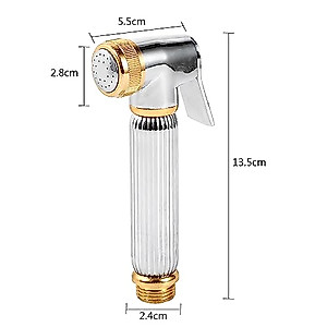 XTevu High Pressure All Metal Bidet Sprayer - Toilet Sprayer Attachment for Bathroom - Handheld Shower Head Nozzle Sprinkler for Home Bathroom Toilet Spray