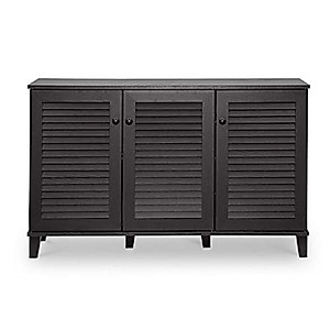 BOWERY HILL Shoe Cabinet in Espresso