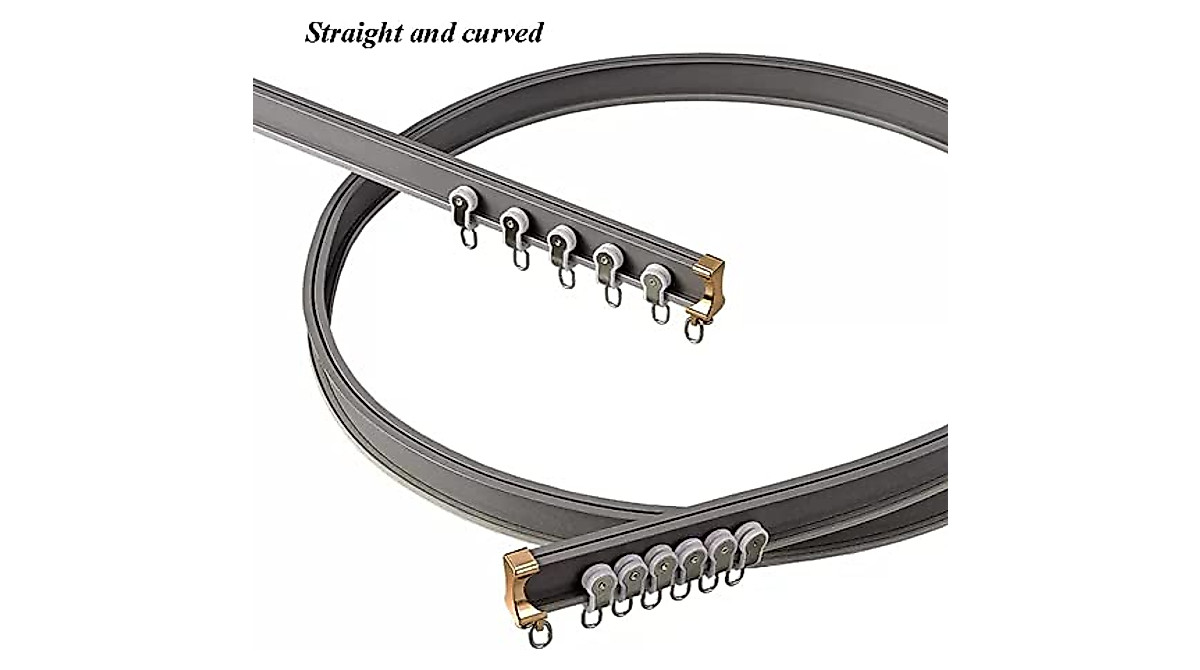 Flexible Curtain Track System for Home & RV