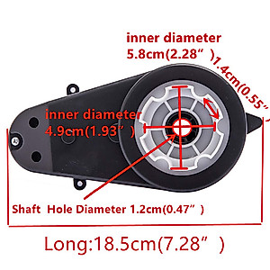 550 40000RPM Gearbox with 12V Motor,Electric Motor with Gear Box for Kids Electric Cars and Motorcycles High Speed RS550 Drive Engine Match Children's Ride on Toys