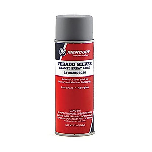 OEM Mercury Marine Verado Silver Spray Can Touch Up Paint 12 oz