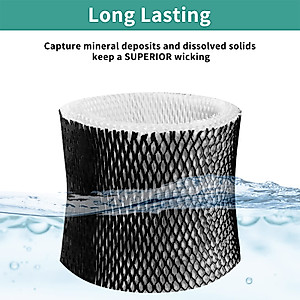 SUNRRA HWF64 Humidifier Filter for Sunbeam Humidifier Filter B, SCM1746, Long-Last & Sturdy, Fits Holmes HM1746, HM-1745 and Bionaire BWF64, 3 Pack