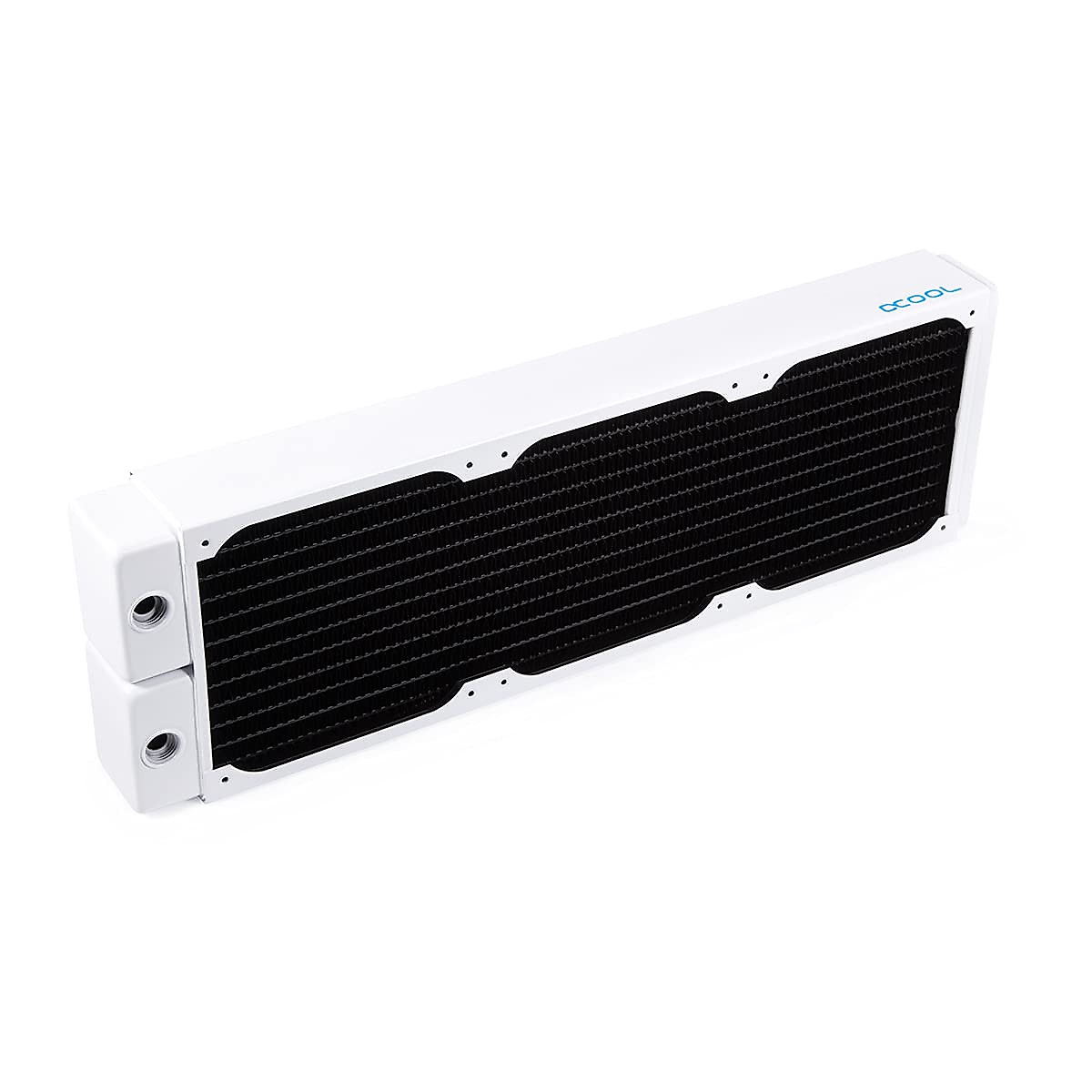 Alphacool NexXxos XT45 Full Copper 360mm Radiator V.2, 120mm x 3, Triple Fan, White