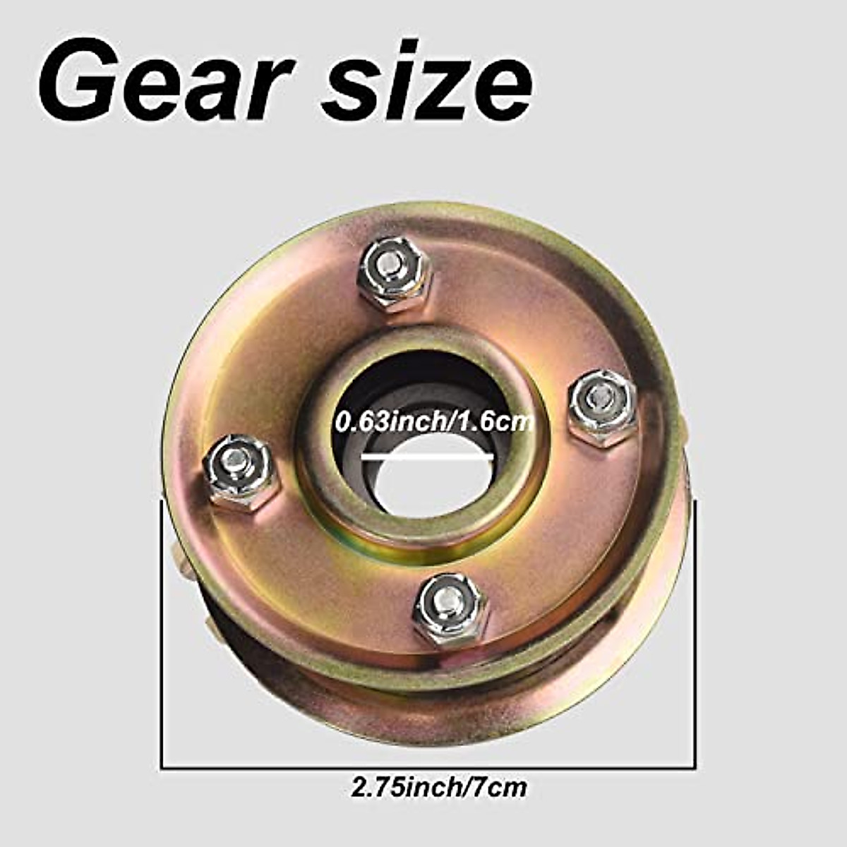 Karbay 131-4529 Pulley Kit 30", Compatible with Toro 131-4509, 125-2532, fits TimeMaster TurfMaster Lawn Mower