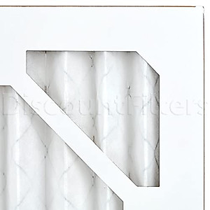 AIRx ALLERGY 20x20x1 MERV 11 Pleated Air Filter - Made in the USA - Box of 6 , White