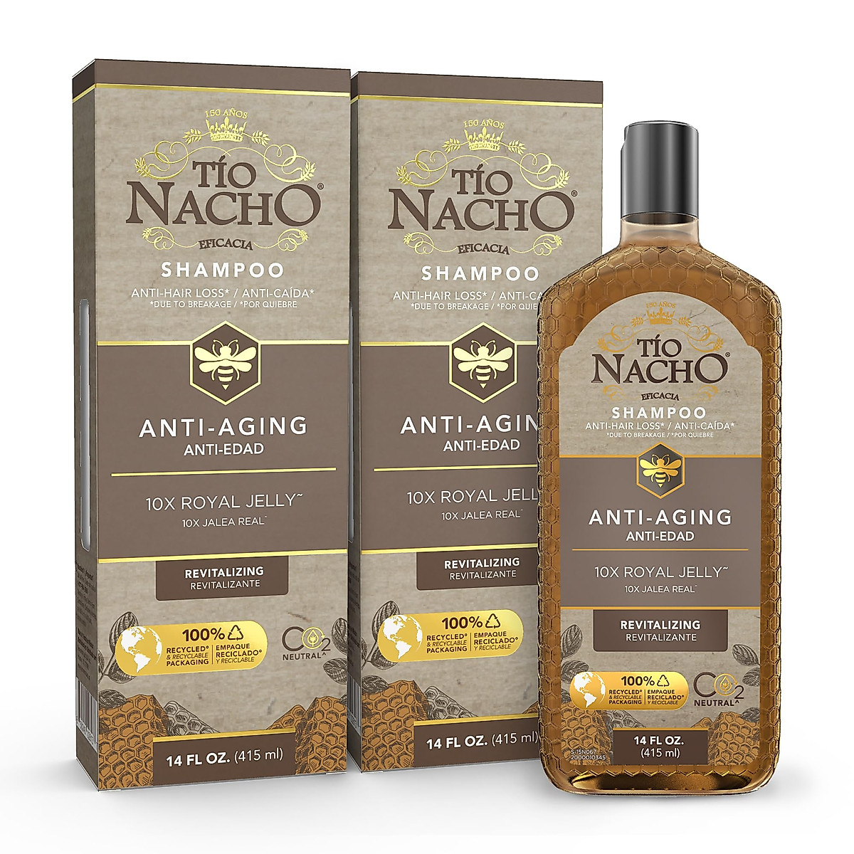Tio Nacho All day Volume shampoo ? Royal Jelly 14 Oz (Pack of 2)